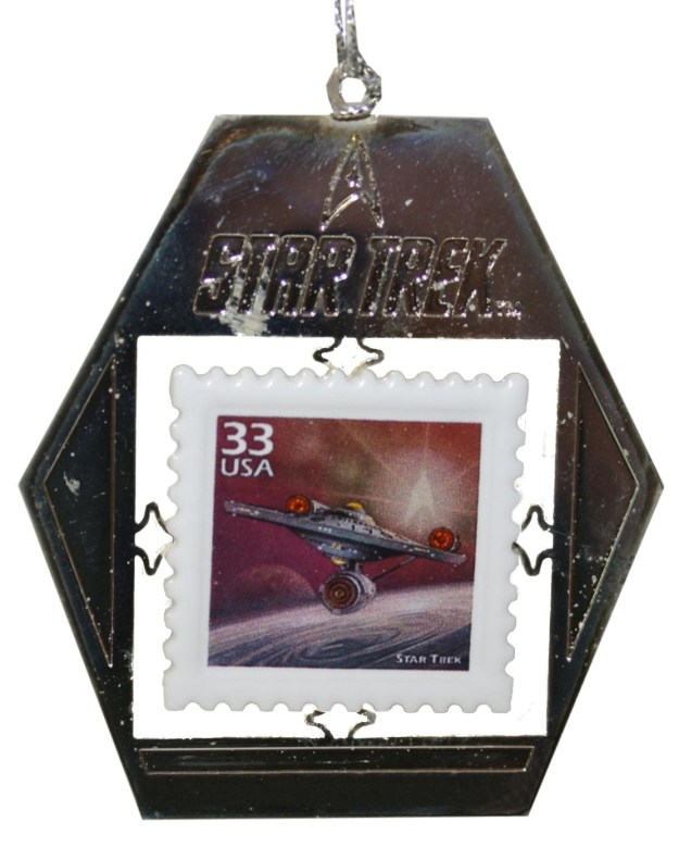 21) 1999 U.S.S. Enterprise NCC-1701 (Stamp) | Hallmark Star Trek Ornaments