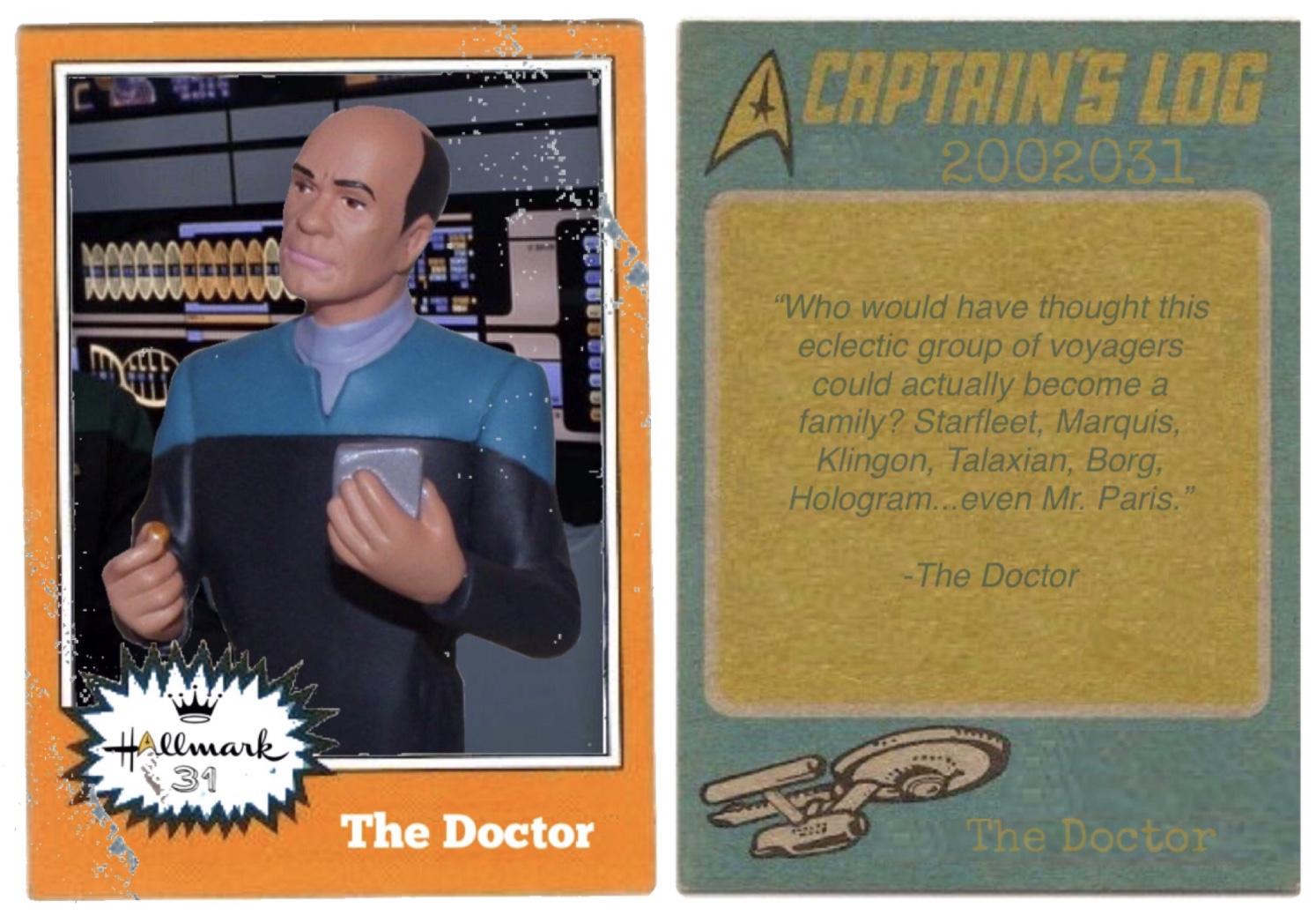 Trading Card #31: The Doctor | Hallmark Star Trek Ornaments