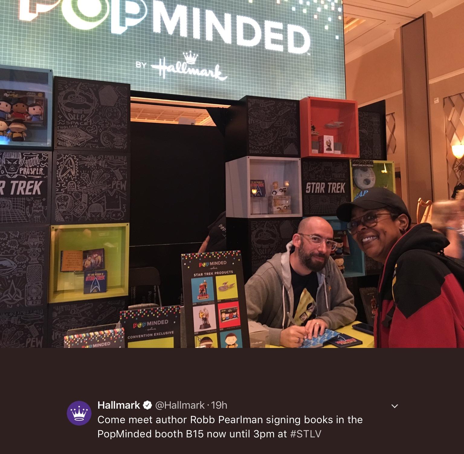 Robb Pearlman Signing at Star Trek Las Vegas Today | Hallmark Star Trek ...