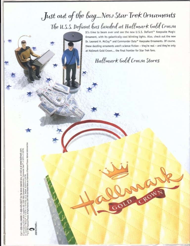1997 Hallmark Print Ad | Hallmark Star Trek Ornaments