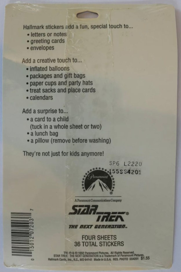 Hallmark Star Trek Stickers | Hallmark Star Trek Ornaments
