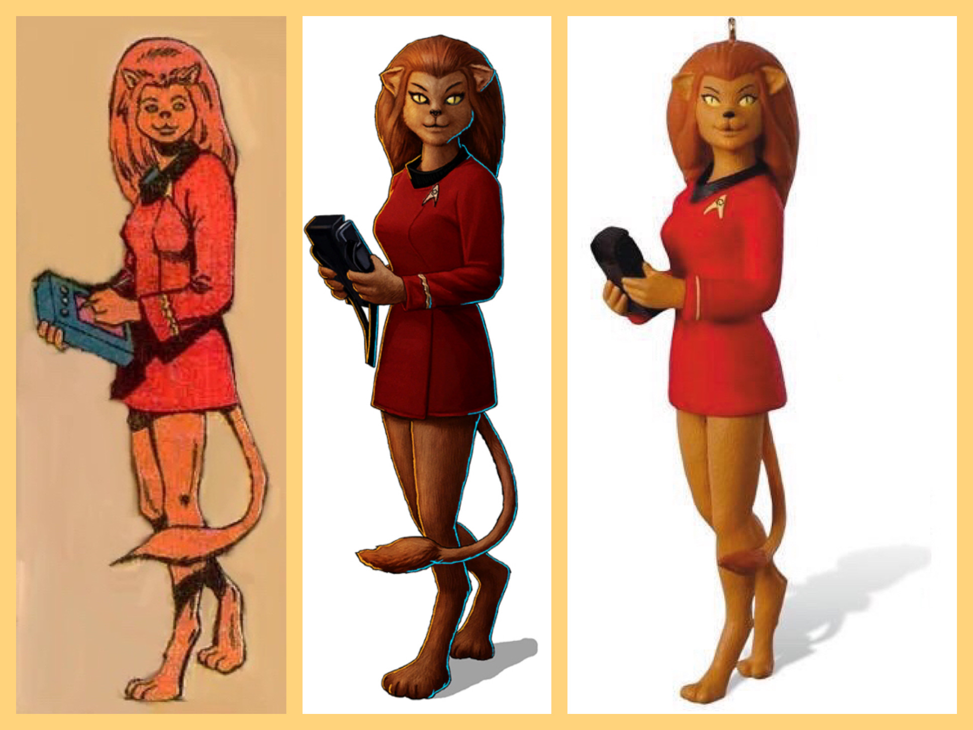Artist Inspirations: M’Ress (2018) | Hallmark Star Trek Ornaments