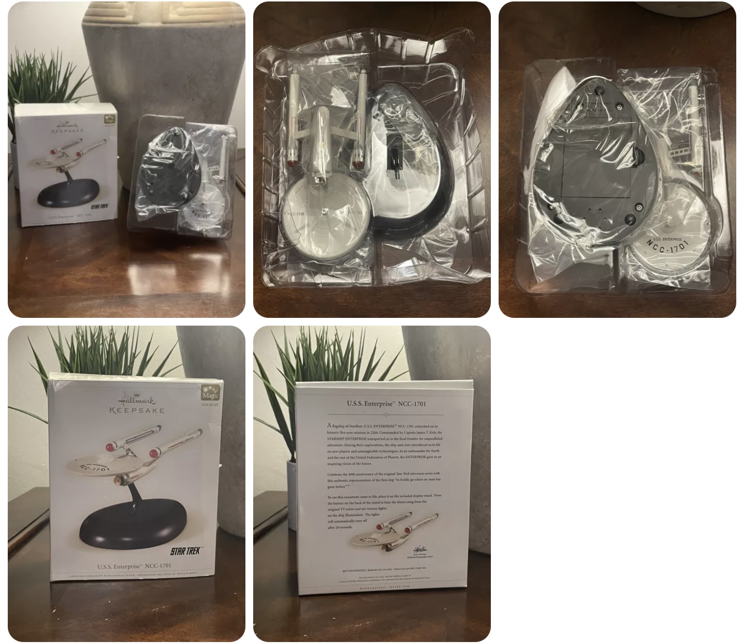 Display Stands | Hallmark Star Trek Ornaments