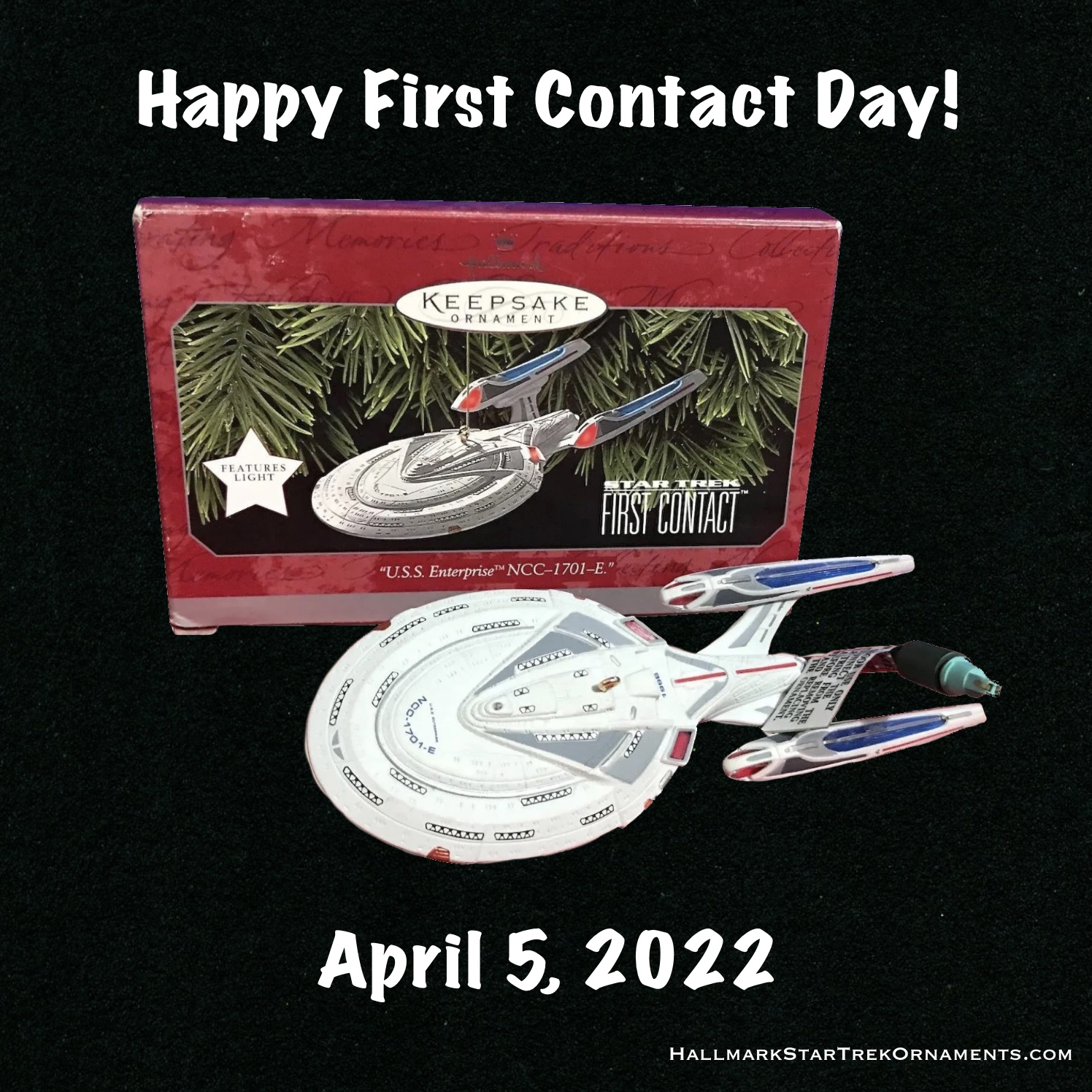 First Contact Day! | Hallmark Star Trek Ornaments
