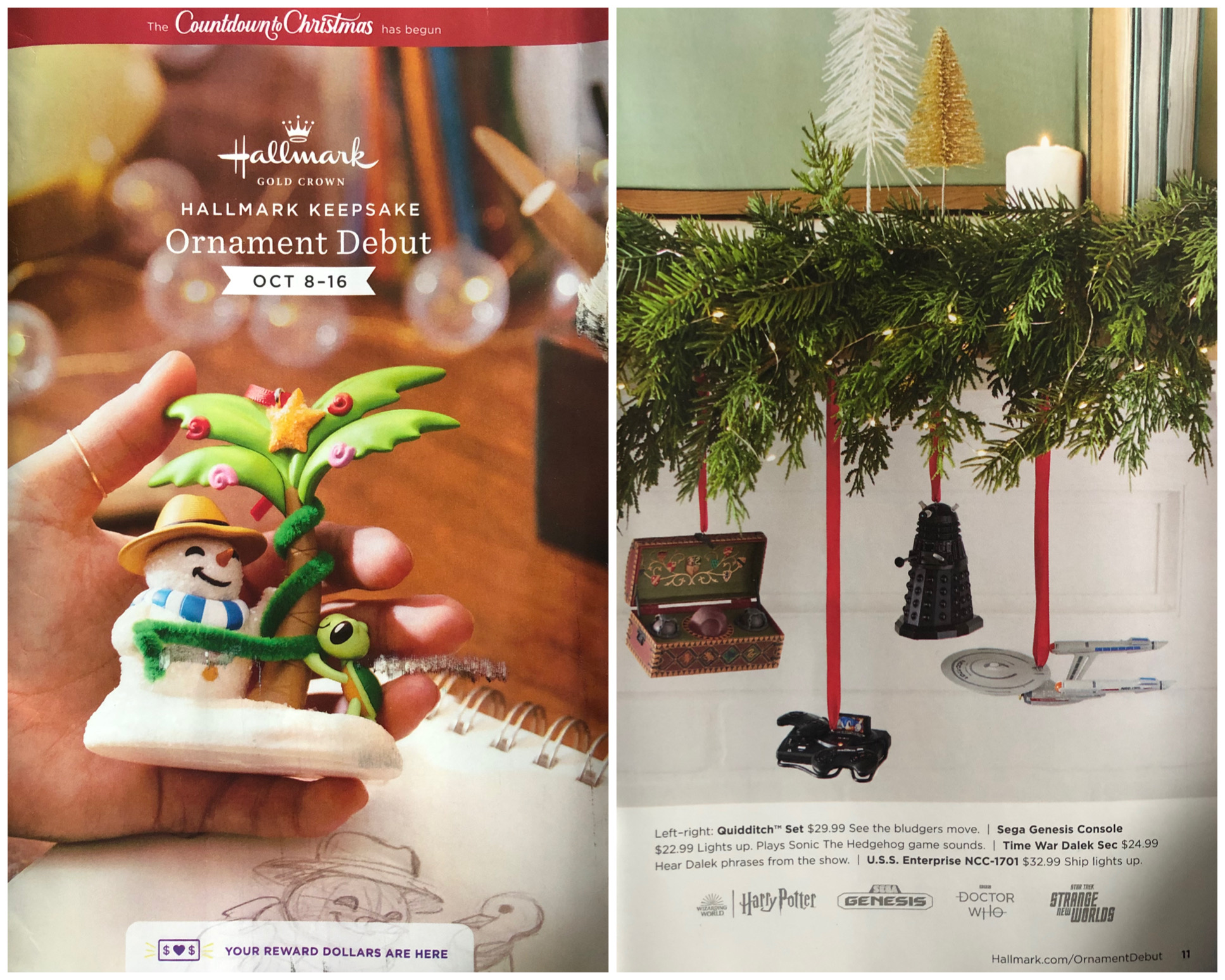 2022 Ornament Debut Book | Hallmark Star Trek Ornaments