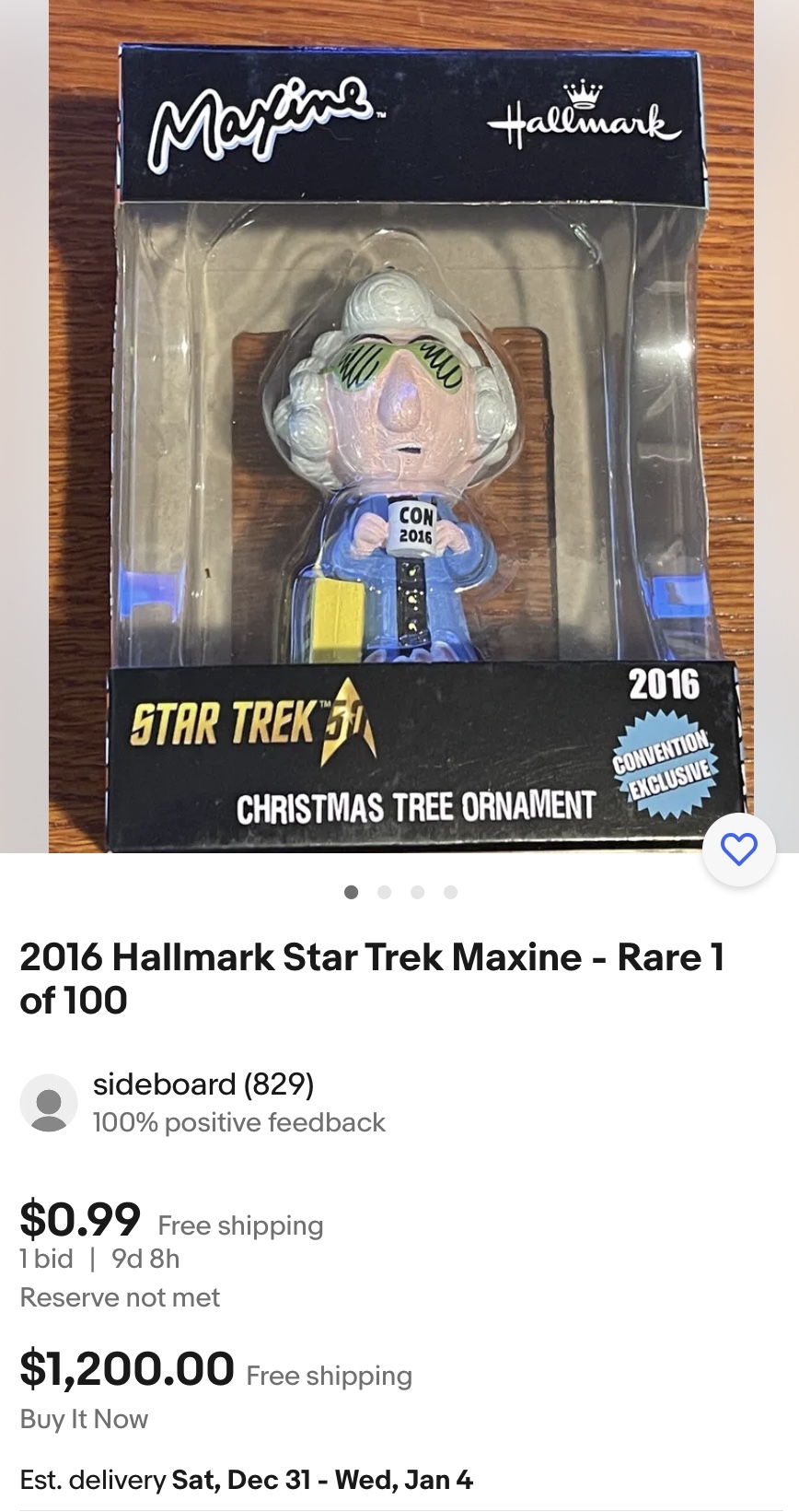 2016 Maxine Available! | Hallmark Star Trek Ornaments