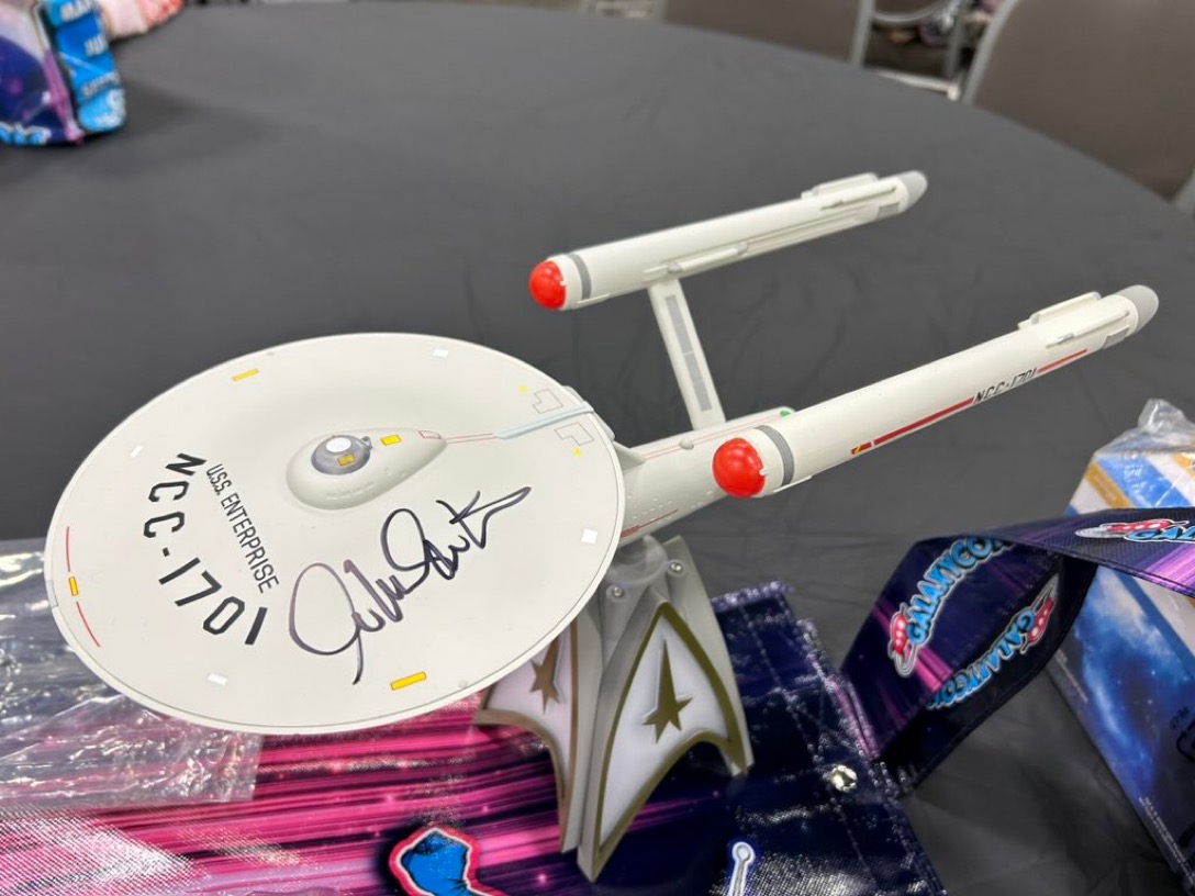 William Shatner Autographed Tree Topper | Hallmark Star Trek Ornaments