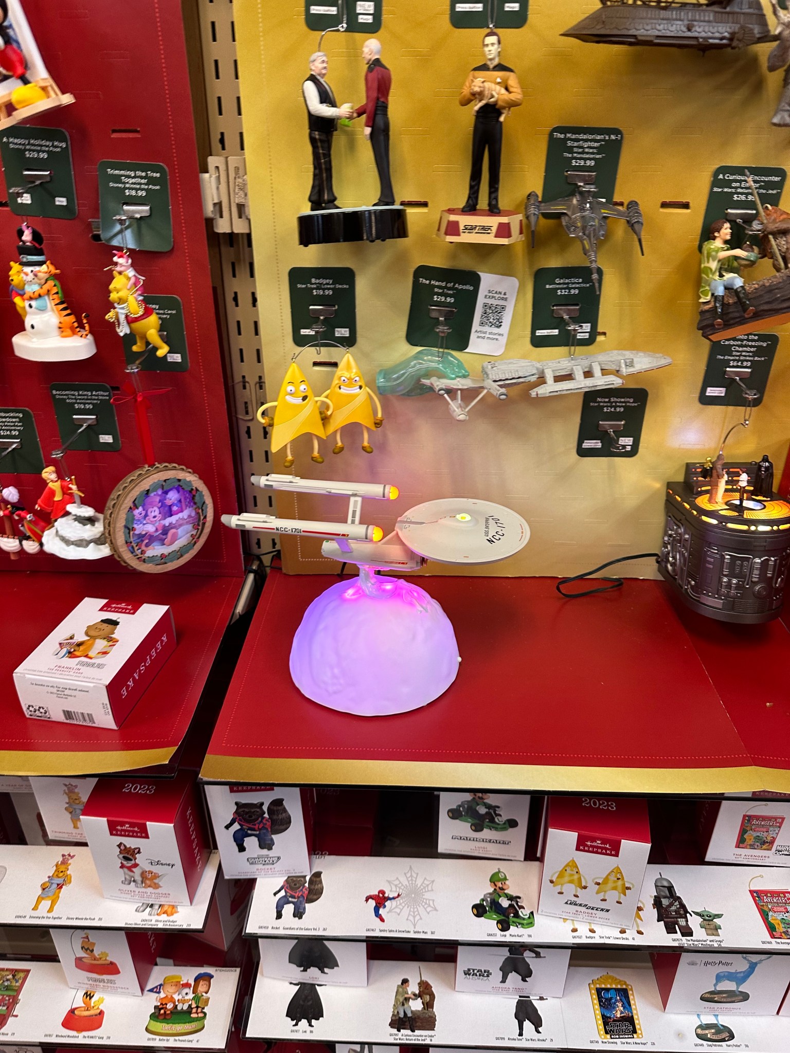 Store Displays | Hallmark Star Trek Ornaments