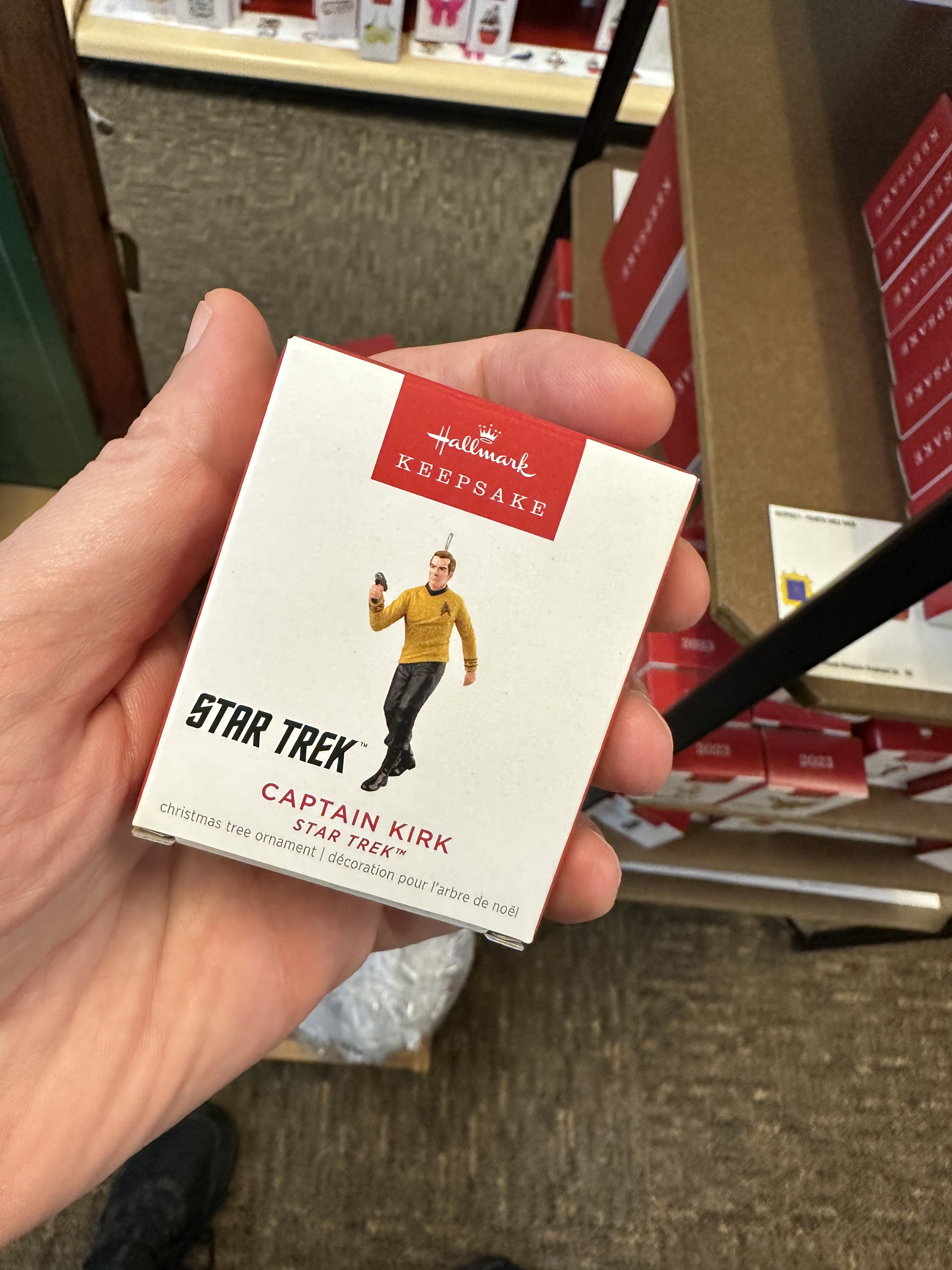 2023 Captain Kirk (Mini) | Hallmark Star Trek Ornaments