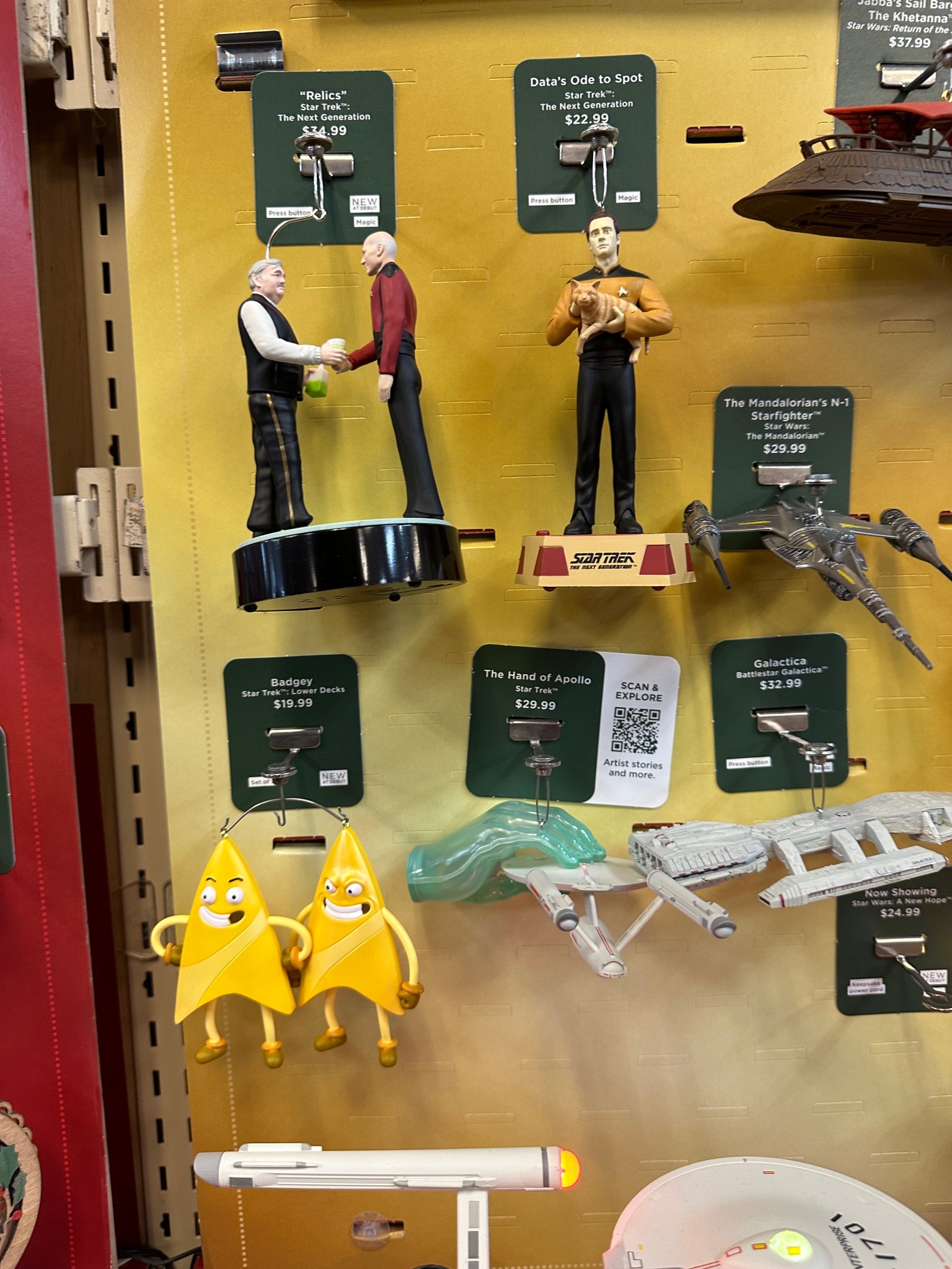 Store Displays | Hallmark Star Trek Ornaments