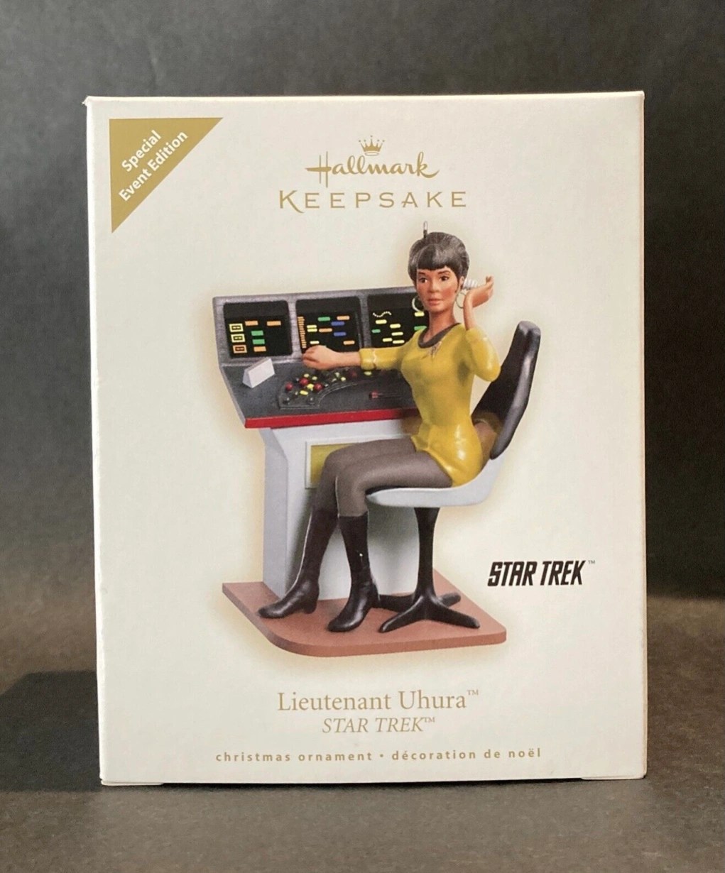 054. Lt. Uhura, Gold Uniform | Hallmark Star Trek Ornaments