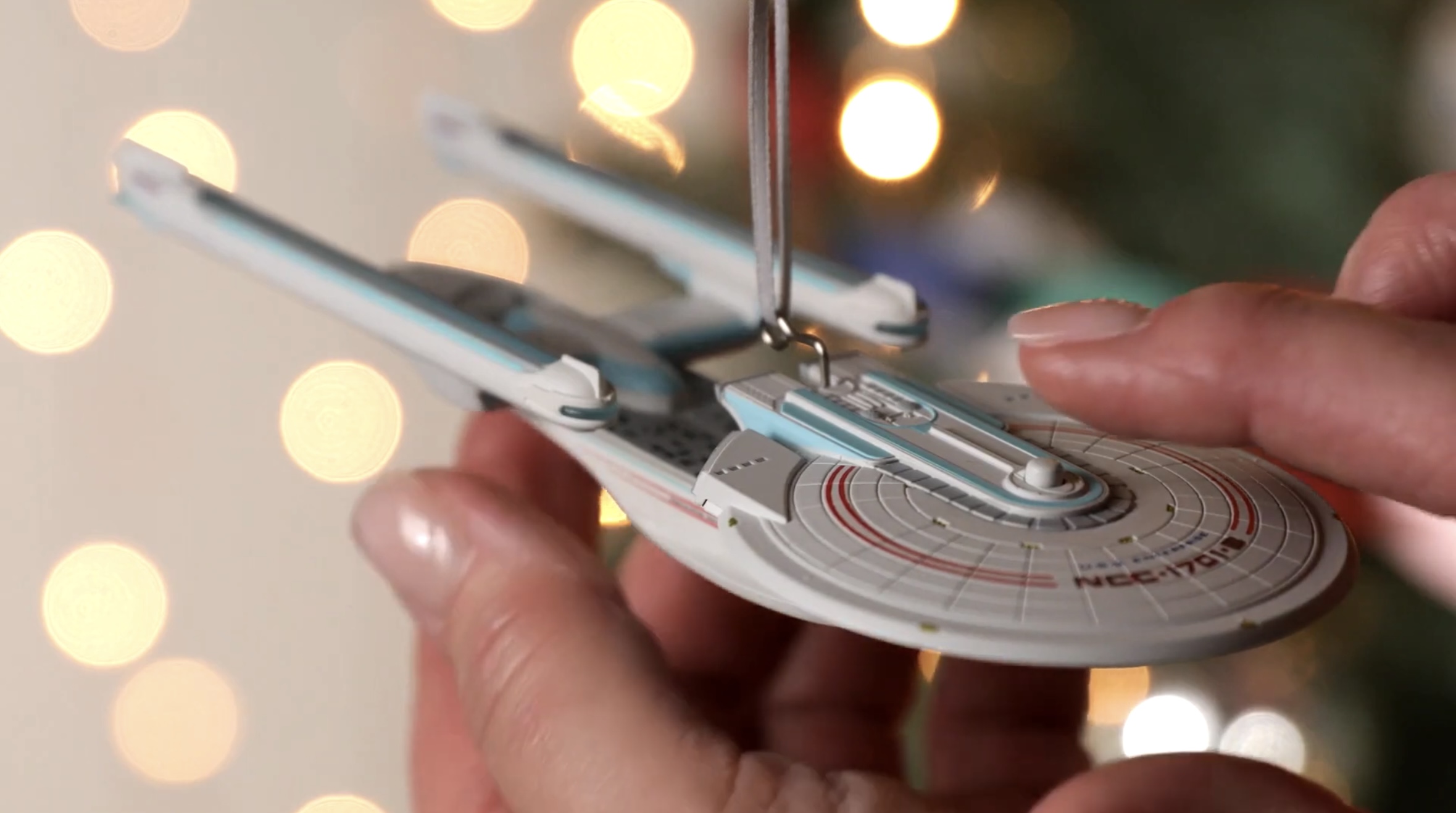 Closer Look at Enterprise B | Hallmark Star Trek Ornaments