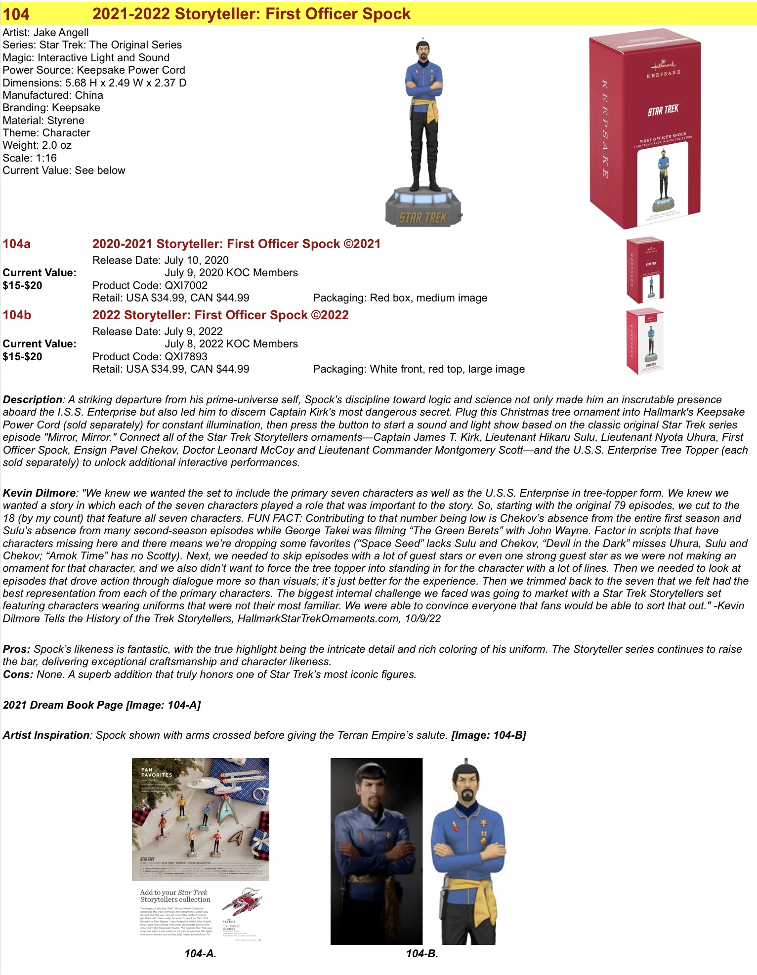 2025 Hallmark Star Trek Ornament Catalog and Value Guide | Hallmark ...