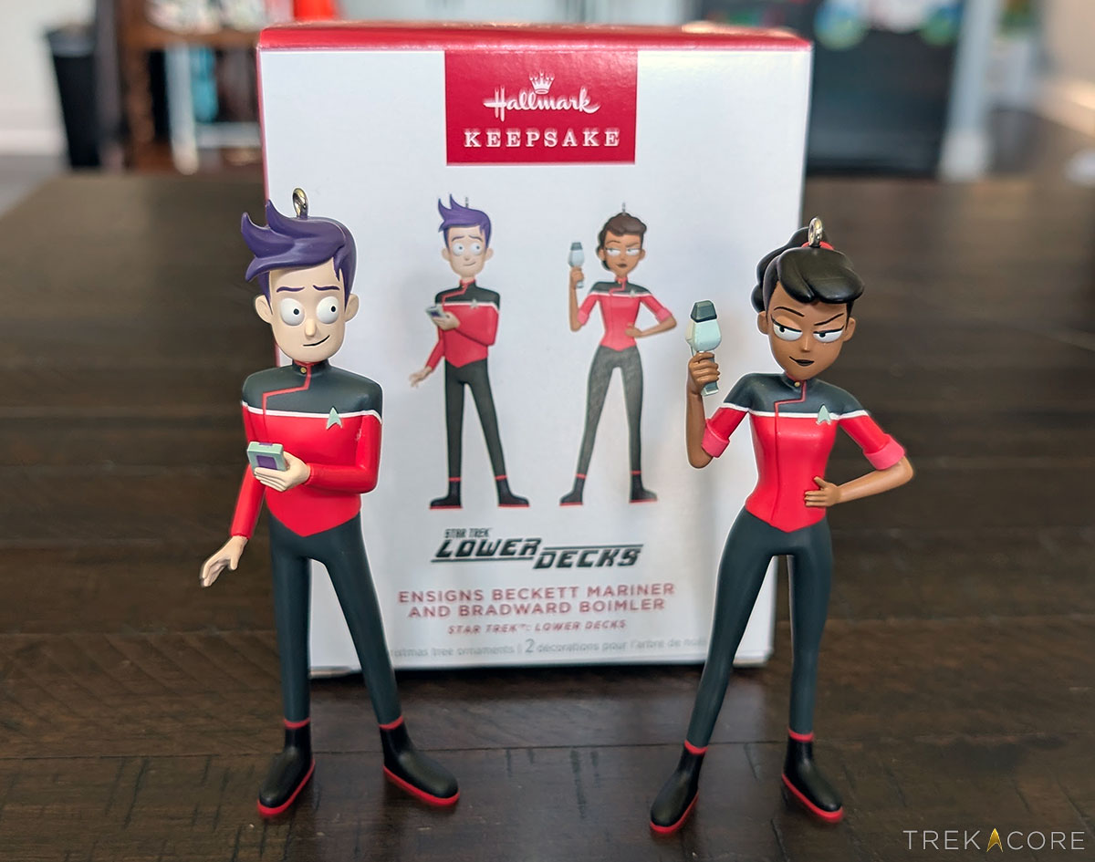 TrekCore Reviews Boimler and Mariner | Hallmark Star Trek Ornaments