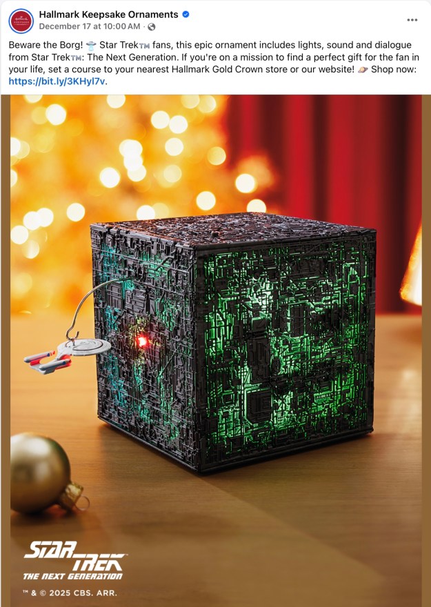 131. 2025 Beware the Borg! | Hallmark Star Trek Ornaments